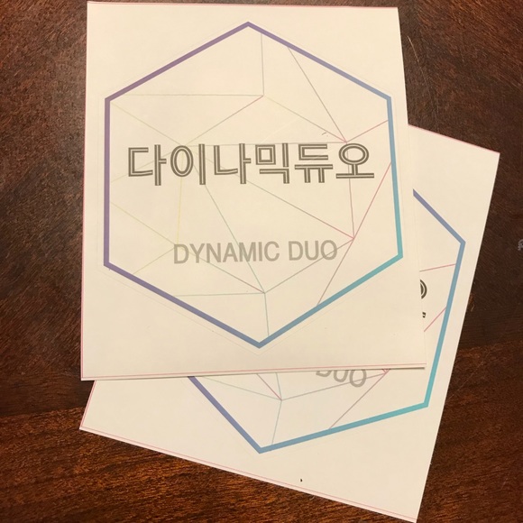 Other | Dynamic Duo Kpop Logo Sticker | Poshmark